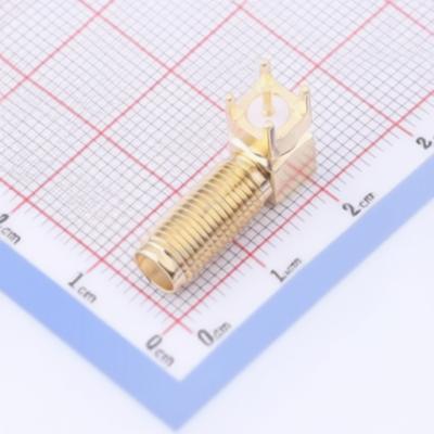 China Durable PCB mount SMA Jack connector HJ Tech 2LC15SF005 designed for secure electronic connections for sale