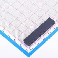 China 2.54mm Pitch Dual Row Pin Header Plastic Height 8.5mm Length 11.7mm HCTL PM254-2-17-Z-8.5 Connector for sale