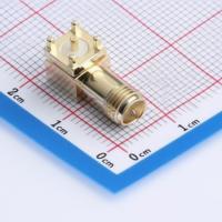 China RP SMA JACK R A PCB connector HJ Tech 2LC15SM009 with DC to 6 GHz frequency and salt spray resistance for sale