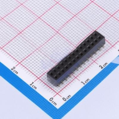 China Surface Mount Double Row Pin Header Connector HCTL PM200-2-13-S-4.3 Featuring 4.3 Millimeter Height for sale