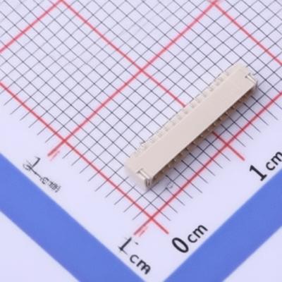 China Surface mount wire to board connector HDGC HDGC0802WR-S-15P with 0.8mm pitch supporting AWG 32 to 36 wire gauges for sale
