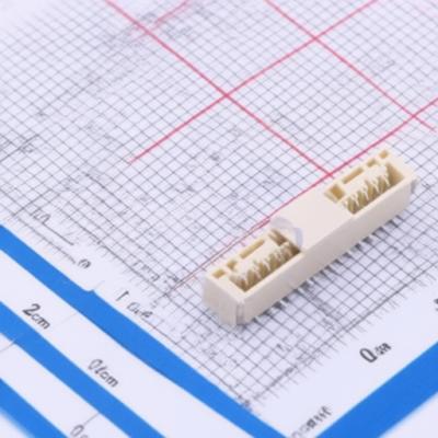 China GHR1.25 series vertical pin header HDGC HDGC1257WV-S-15P temperature range minus 25 to plus 85 degrees Celsius for sale
