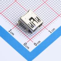 China Standard Type Mini USB 5F SMT Connector Positioning Pin 070 Tape and Reel Packaging HJ Tech 2LS00P0014 for sale