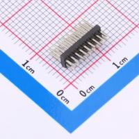 China Gold flash plated PCB layout component HDGC HDGC127-PZ2-09 with PA6T insulator and tolerance of 0.20 millimeters for sale