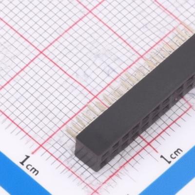China Double Row Pin Header 2.00mm Pitch Straight Pin Plastic Height 4.3 HCTL PM200-2-14-Z-4.3 Electronic Connector for sale