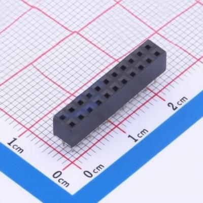 China 2.00mm pitch dual row straight pin header HCTL PM200-2-11-Z-4.3 suitable for electronic connections for sale