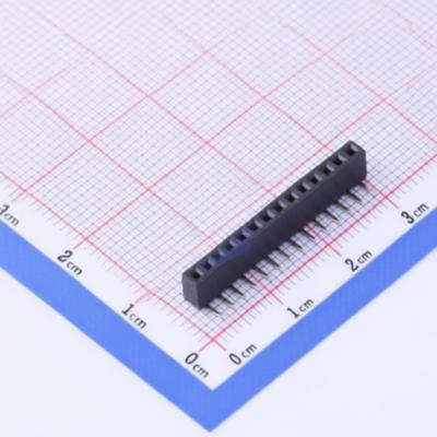 China Single row bent pin connector HCTL PM200-1-14-W-4.3 designed for electronic assembly applications for sale