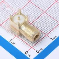 China Right Angle Female SMA RF Connector Plug Mount Brass Gold Plated PTFE Insulated HJ Tech 2LC15SF024 Performance for sale