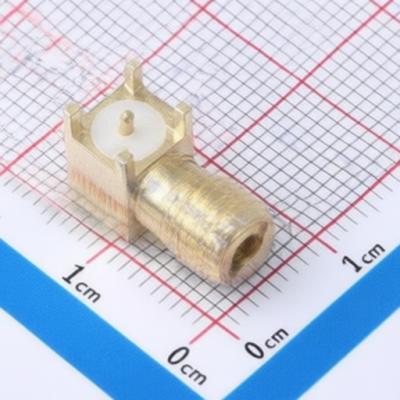 China Right Angle Female SMA RF Connector Plug Mount Brass Gold Plated PTFE Insulated HJ Tech 2LC15SF024 Performance for sale