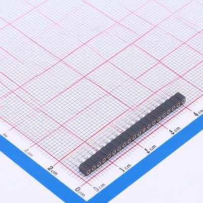 China Round Straight Pin Single Row Female Header HCTL PM200-1-20-Z-3.0-C Connector with 3 Millimeter Pitch for sale