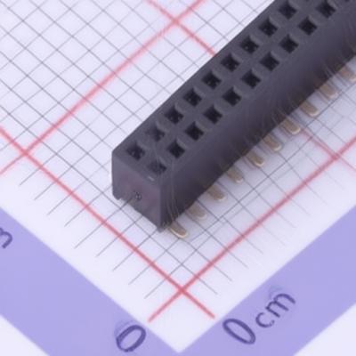 China Surface Mount Double Row Pin Header HCTL PM127-2-12-S-4.3 Built Using PA6T Material for Connections for sale