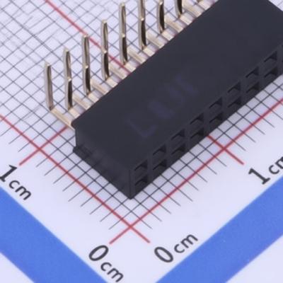 China Bent Pin Double Row Pin Header HCTL PM200-2-09-W-4.3 Connector for Electronic Assembly Applications for sale