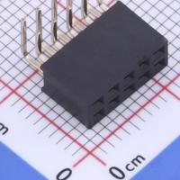 China Electronic Connector Double Row Pin Header Bent Pin HCTL PM200-2-05-W-4.3 Model Specification for sale