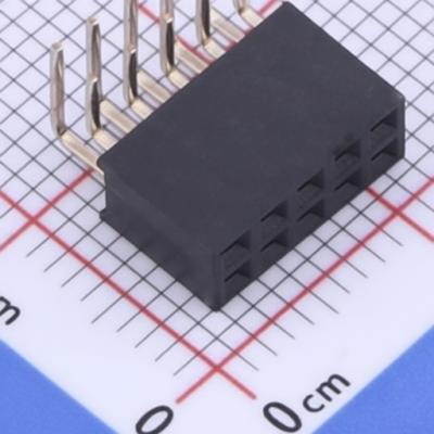 China Electronic Connector Double Row Pin Header Bent Pin HCTL PM200-2-05-W-4.3 Model Specification for sale