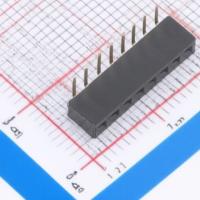 China Single Row Header Connector Bent Pin Model HCTL PM200-1-08-W-4.3 Suitable for Electronic Applications for sale