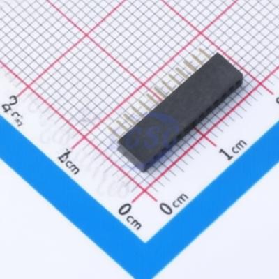 China Single Row Straight Pin Header Plastic Width 2.1mm Model HCTL PM127-1-13-4.3-G0 Electronic Connector for sale