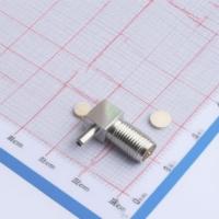 China 90 Degree Four Leg Plug In Board Welding Mother SMB Connector HJ Tech HJ 9BJP2 001 Featuring White Teflon for sale