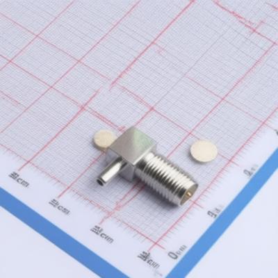 China 90 Degree Four Leg Plug In Board Welding Mother SMB Connector HJ Tech HJ 9BJP2 001 Featuring White Teflon for sale