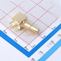 China HJ Tech HJ SMB030 90 Degree SMB Jack for PCB Brass Material Gold Plated Pin and White Teflon Insulator for sale