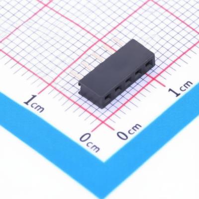 China single row straight pin connector HCTL PM200-1-05-Z-4.3 featuring 4.3 mm plastic height for electronics for sale