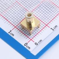 China PCB Communication SMB Jack with Gold Plated Center PIN and White PTFE Insulator HJ Tech 2LC10SM002 for sale