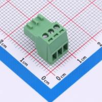 China Single row plug in wiring terminal female socket with 254mm pitch HCTL HC2EDGK 254 3P V rated 150V 5A for sale