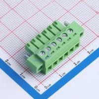 China HCTL HC15EDGKM 3.81 6P V plug in terminal block screw connection with straight pins rated current 8A for sale