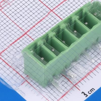 China Pluggable Terminal Block Single Row 3.81mm Pitch Closed Bent Pin Rated 300V 8A HCTL HC15EDGRC-3.81-7P-V Connector for sale