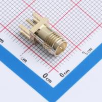 China Brass Body SMA Connector HJ Tech 2LC15SM010 with Gold Plated Contacts and High Insulation Resistance for sale