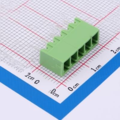 China Single row plug in terminal block connector HCTL HC15EDGVC 3.5 5P V durable wire connection solution for sale