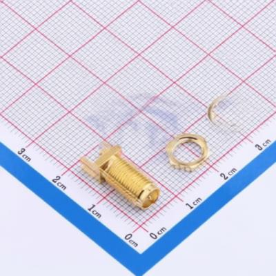 China PCB Connector for 0-6GHz Frequency Range HJ Tech HJ-SMA733 Electrical Mechanical Component RoHS Pass for sale