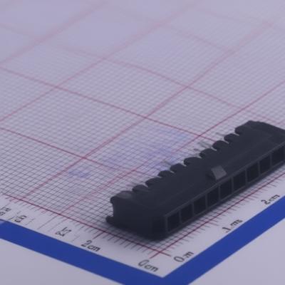 China Electronic component Hongxing HX30001-9DA bk wafer pin header with PA66 UL94V0 shell and H65 NiSn plating for sale