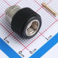 China RP SMA Plug S T Antenna Connector HJ Tech 2LC15PF604 with POM Insulator and Brass Nickel Plated Body for sale