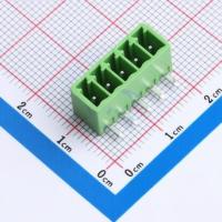 China Single row pluggable terminal block with 3.5mm pitch right angle pin header HCTL HC15EDGRC-3.5-5P-V closed housing for sale