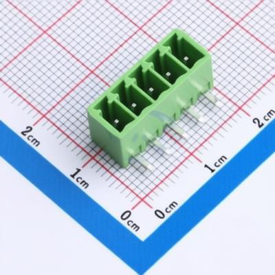 China Single row pluggable terminal block with 3.5mm pitch right angle pin header HCTL HC15EDGRC-3.5-5P-V closed housing for sale