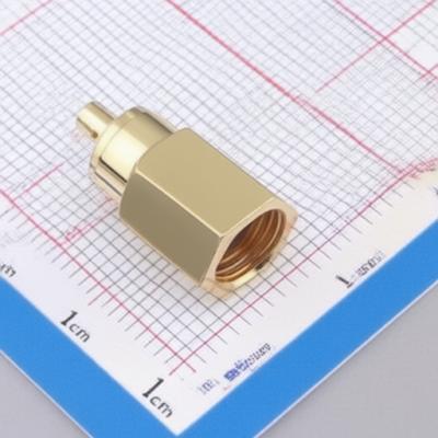 China Waterproof SMA Plug RG59 Connector Brass Body Gold Plated Pin with PTFE Insulator HJ Tech 2LC15PM016 for sale