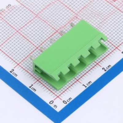 China 5.08 millimeter pitch plug in terminal block rated 300 volt 15 amp HCTL HC2EDGV 5.08 5P V for industrial for sale