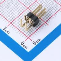 China 2x2 PIN 2.54PH Connector with 3 Gold Plating and PA6T Material HJ Tech 39-8859-001 Single Plastic Housing for sale