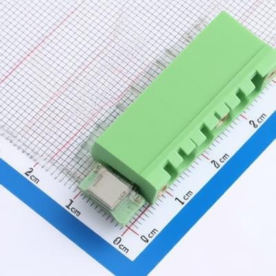 China Plug in terminal block single row screw terminal straight pin type HCTL HC2EDGVM 5.08 5P V rated 15A for sale