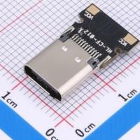 China Internal 20 Pin USB 3 1 Plug Connector Featuring LCP BK Material HJ Tech 2LS00P0005 Shell Down Body for sale