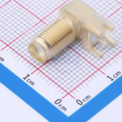 China SMA 90 DIP connector with hole HOAUC HYCW17-SMAW1300-1700B part number HYC 180521430 linear tolerance 0.1 millimeters for sale
