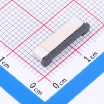 China FPC Connector Designed for Flat Cable and PCB Layouts Featuring Black LCP Housing Hong Cheng HC-FPC-0.5-18P-CXH20 for sale