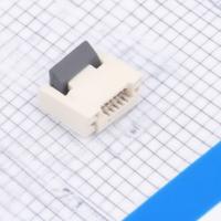 China Durable FPC connector suitable for PCB and flat cable Hong Cheng HC-FPC-0.5-6P-FHH20 black housing design for sale