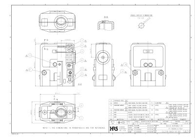 China HRS P-1620A-C50 connector for automotive applications offering high reliability and stable operation for sale