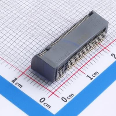 China NGFF M2 M KEY PCIe 4.0 Interface Component HOAUC HYCW34M-05NGFF-670B 6.7H Height 0.5PH Specification for sale