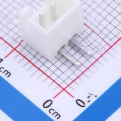 China Durable XH2.5 Right Angle Header HDGC HDGC2501WR-2P Connector Featuring 2 5mm Pitch and 2 Pins for sale