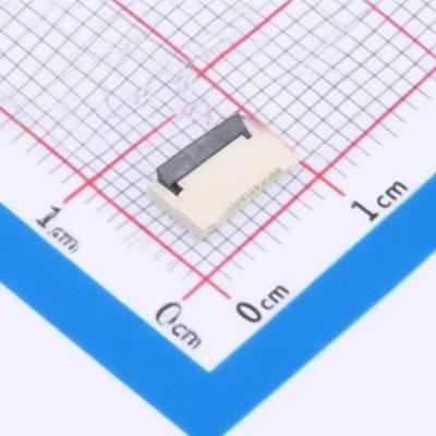 China FPC connector Hong Cheng HC-FPC-0.5-10P-FHH20 with LCP housing and gold spot plated copper terminals for sale