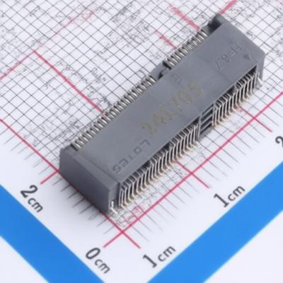 China Connector NGFF M2 E KEY 6.7H 0.5PH Type Including HOAUC HYCW39E-05NGFF-670B for Various Applications for sale