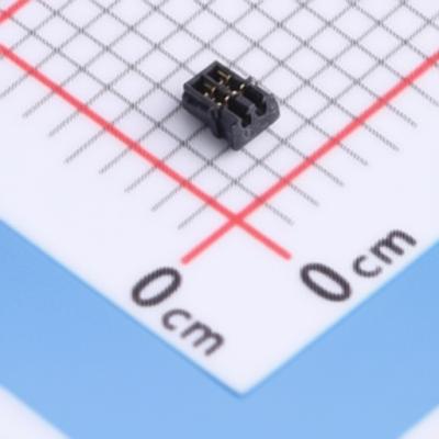 China Durable electrical connector with PA66 nylon housing and gold plated copper terminals Hong Cheng HC-0.6-2YD rated 30 volts 0.2 amps for sale