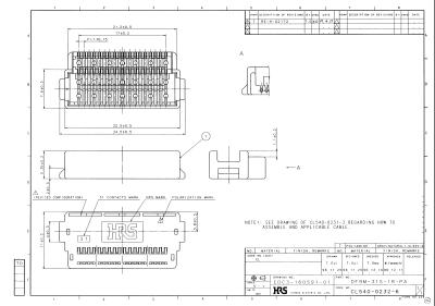 China Connector HRS DF9M-31S-1R-PA for automotive applications requiring high reliability and durability for sale